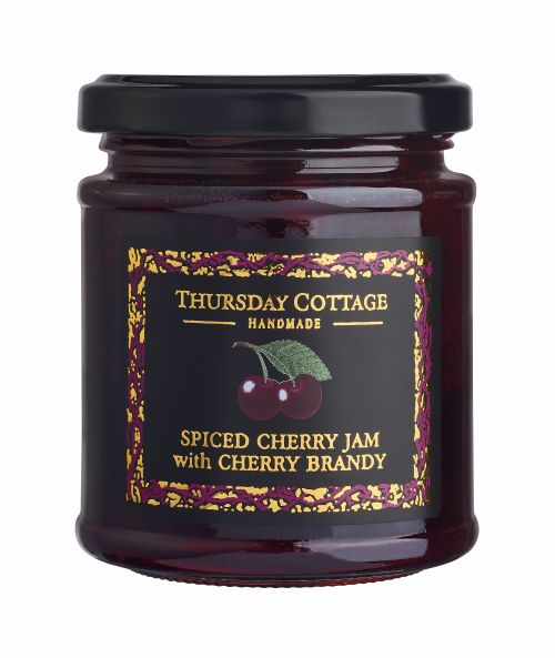 Thursday Cottage Spiced Cherry & Brandy Jam 210g – Jolly Grub