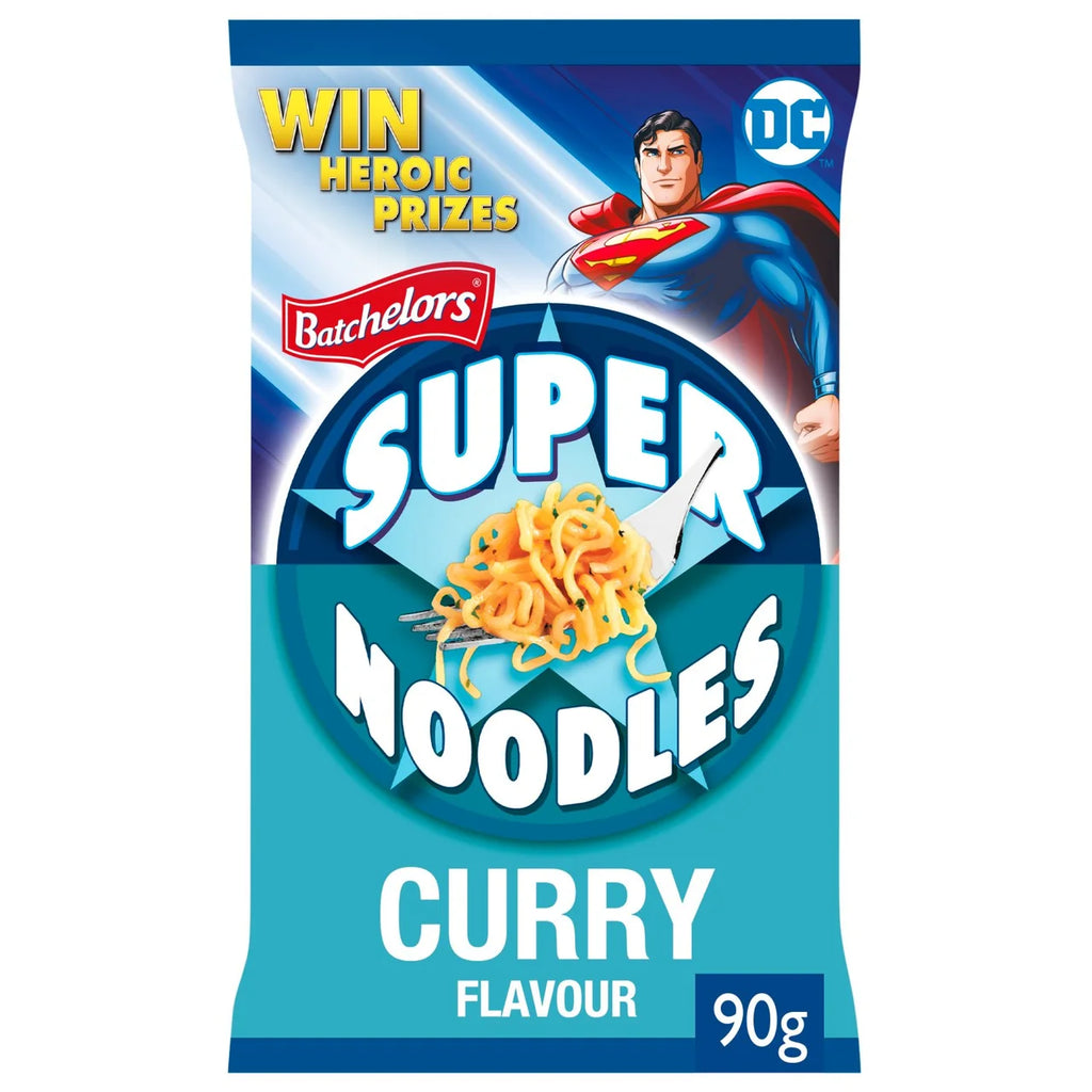 Batchelors Super Noodles Mild Curry Flavour packet 90g – Jolly Grub