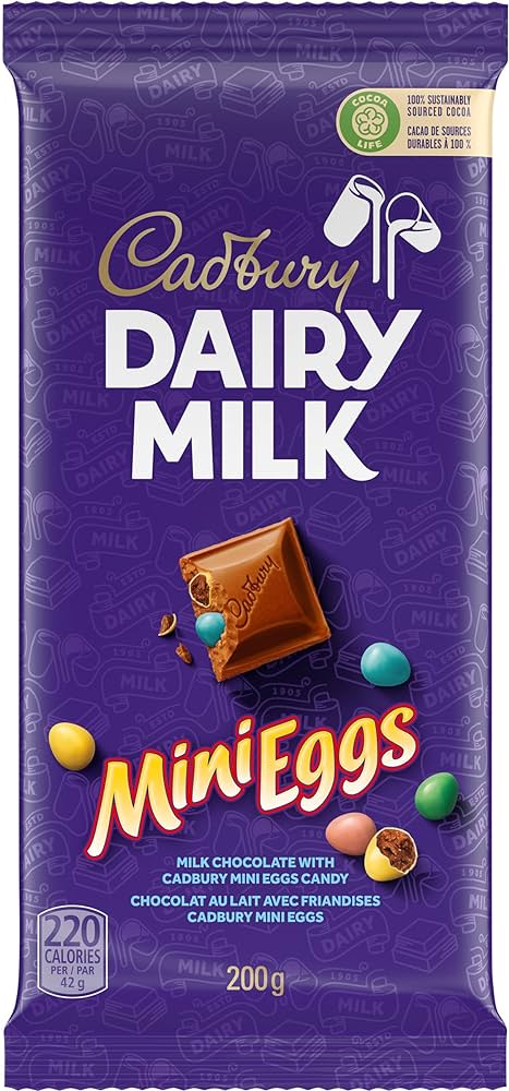 Cadbury Mini Egg Bar 90g- Canadian – Jolly Grub