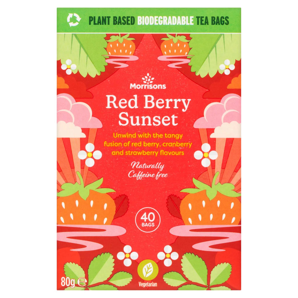 Morrisons Red Berry Blush Teabags 40ct – Jolly Grub