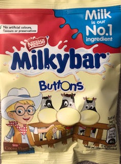 Milkybar White chocolate Buttons 30g BBE 3/25 – Jolly Grub