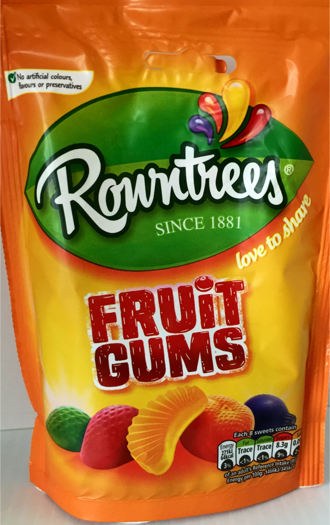 Rowntrees Fruit Gums Bags 150g – Jolly Grub